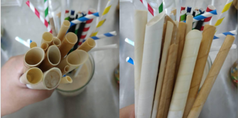 In this summer, how do you find the paper straws you used?